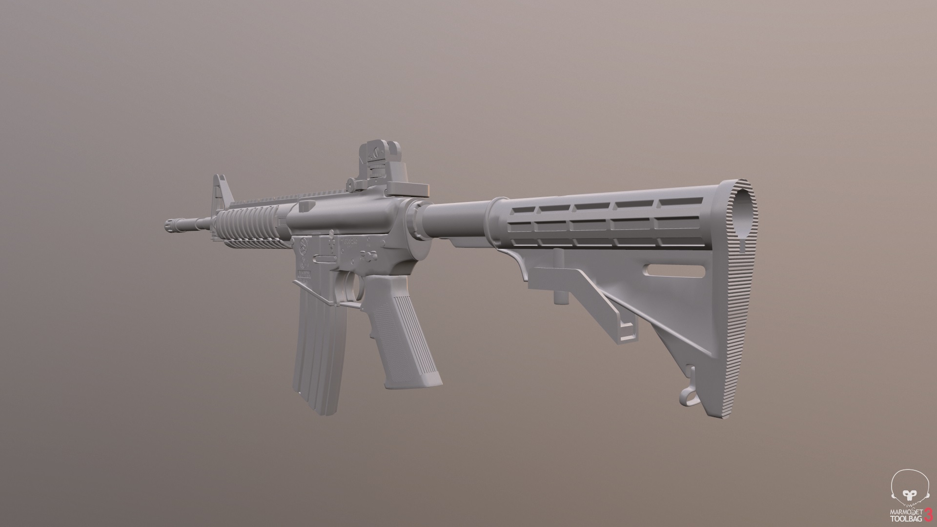 M4 HiRes WIP – Jose M. Morales l 3D Artist
